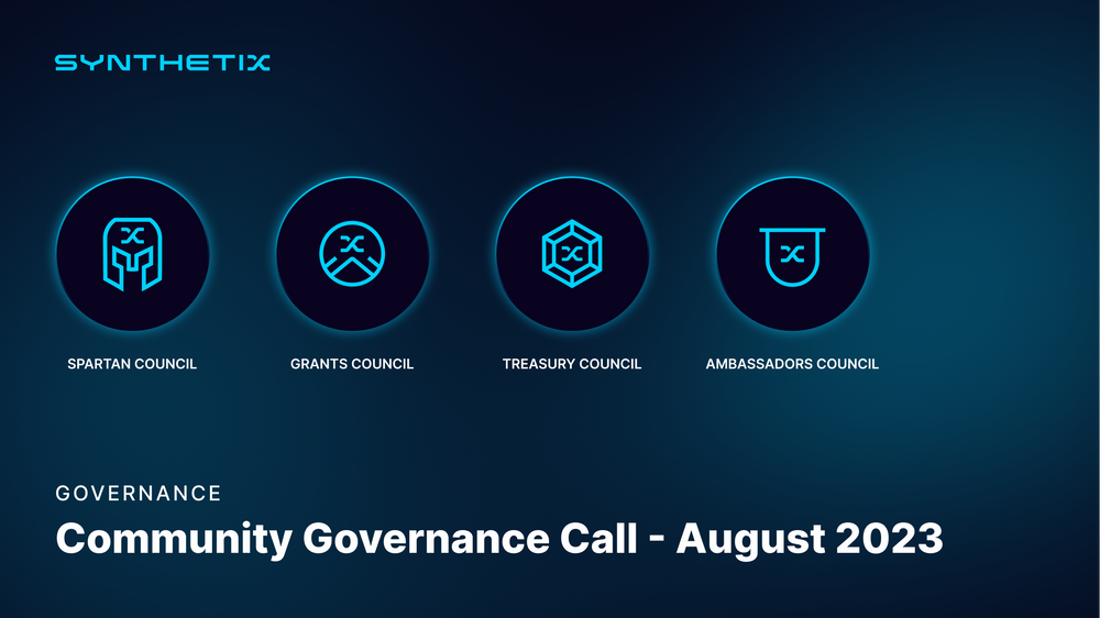 Community Governance Call August 2023