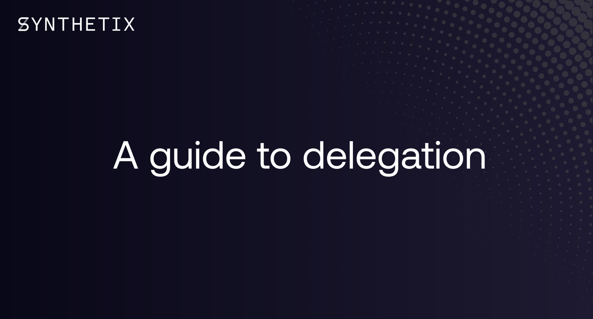 A guide to delegation
