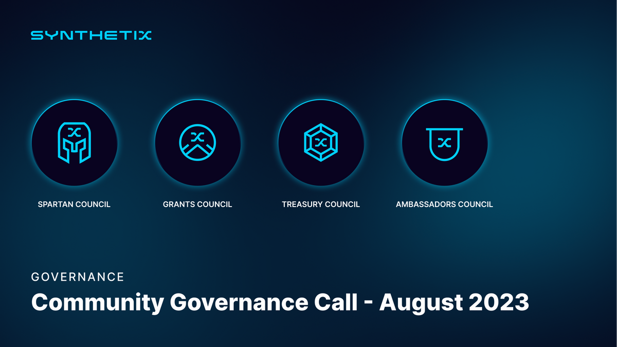 Community Governance Call August 2023